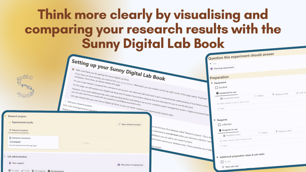 Find tips for Project management and lab organisation for scientists